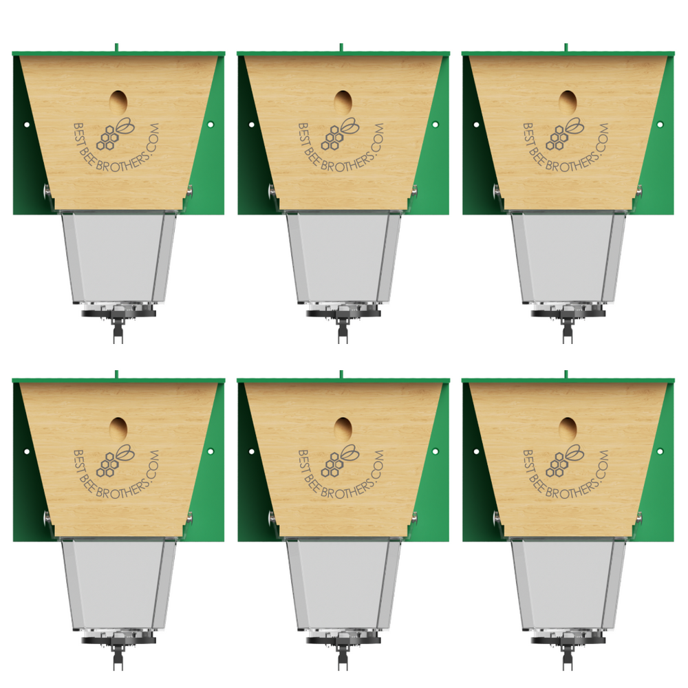Ultimate Pro, Carpenter Bee Trap with Bee Vault and Extra Large Extern
